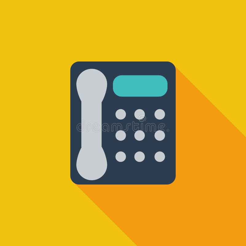 Office phone icon. stock vector. Illustration of business - 95522429
