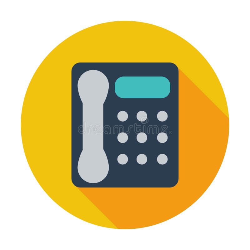 Office phone icon. stock vector. Illustration of office - 90678119