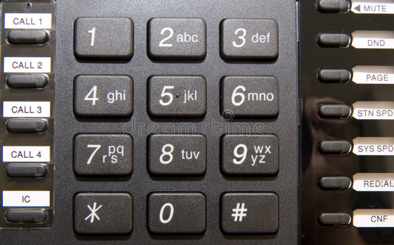 Office Phone Keypad stock photo. Image of everyday, ring - 5728268