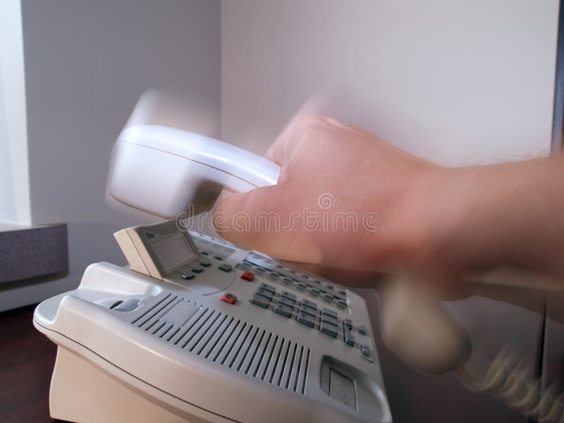 Slamming Down The Phone. Like A Boss Stock Photo - Image of concept ...