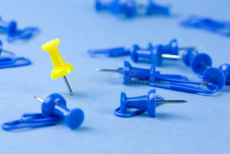 Office pins stock image. Image of color, blue, colors - 7970993