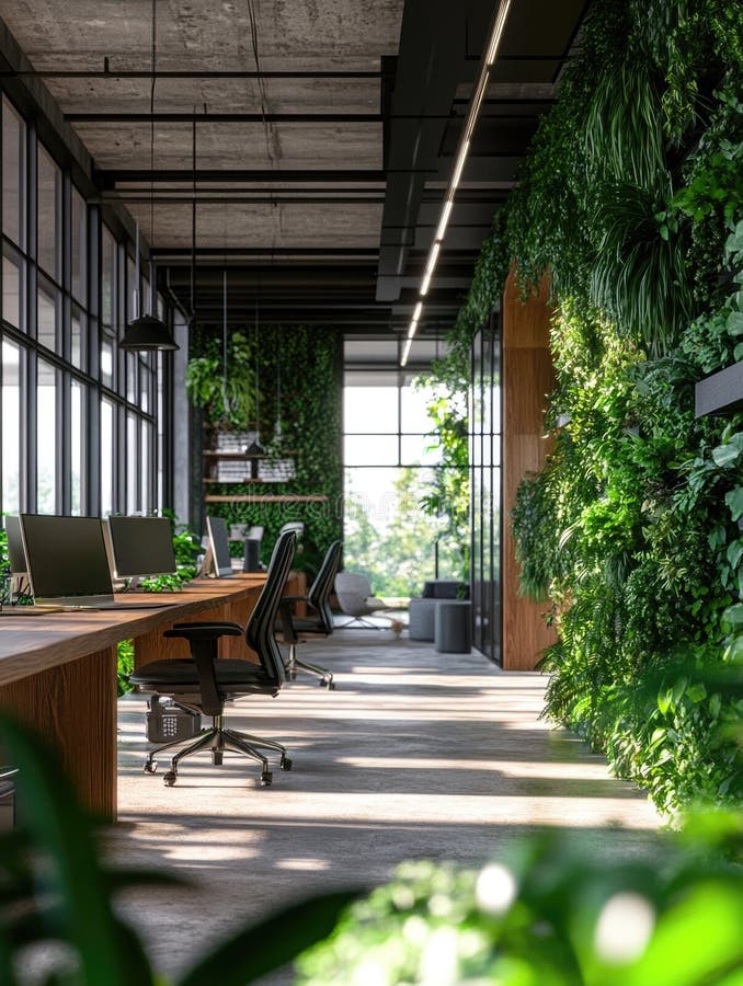 Office Plant Growth stock image. Image of office, modern - 378989469