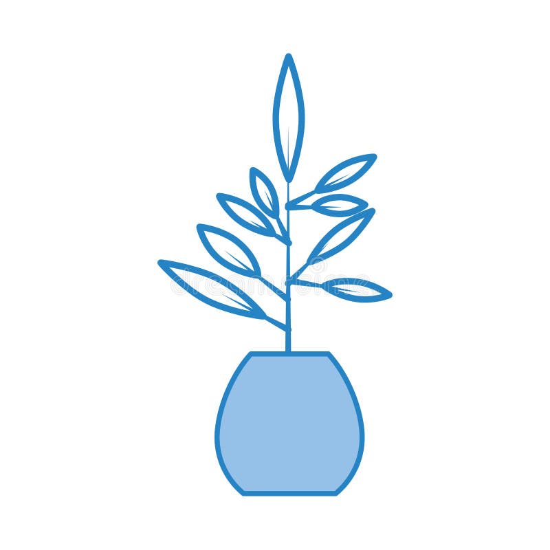 Office plant isolated icon stock vector. Illustration of design - 94053701