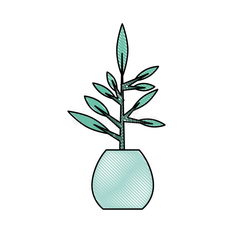 Office Workspace Desk Table Potted Plant Clock Notice Board Trash Can ...