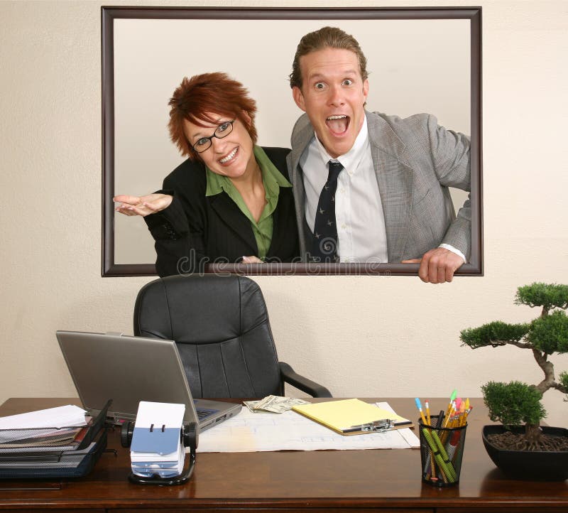 Office Portrait stock photo. Image of american, caucasian - 1679380