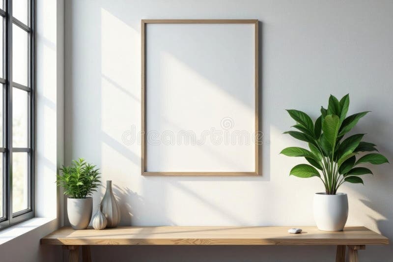 Office Poster Mockup on a Wall, Showcasing Design , Board, Visual Stock ...