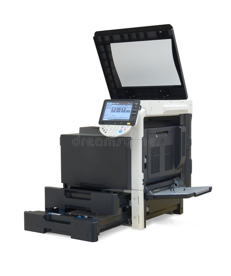 Office printer stock photo. Image of plastic, background - 6181040