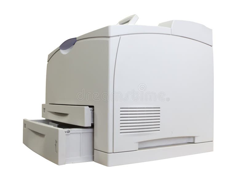Office printer stock image. Image of modern, laser, white - 7722227