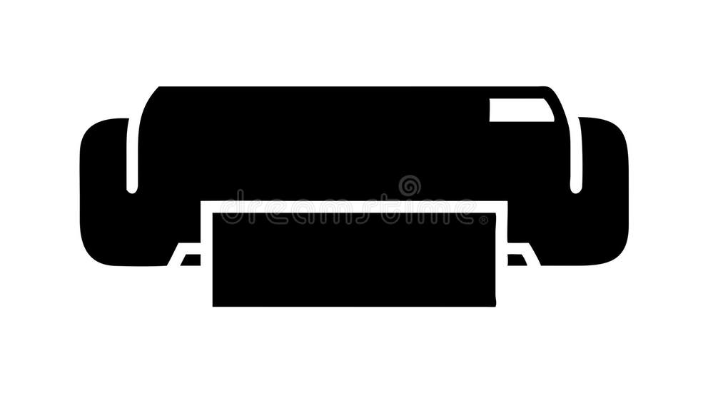 Office Printer Device Icon, Printing, Document Output, Vector Design ...