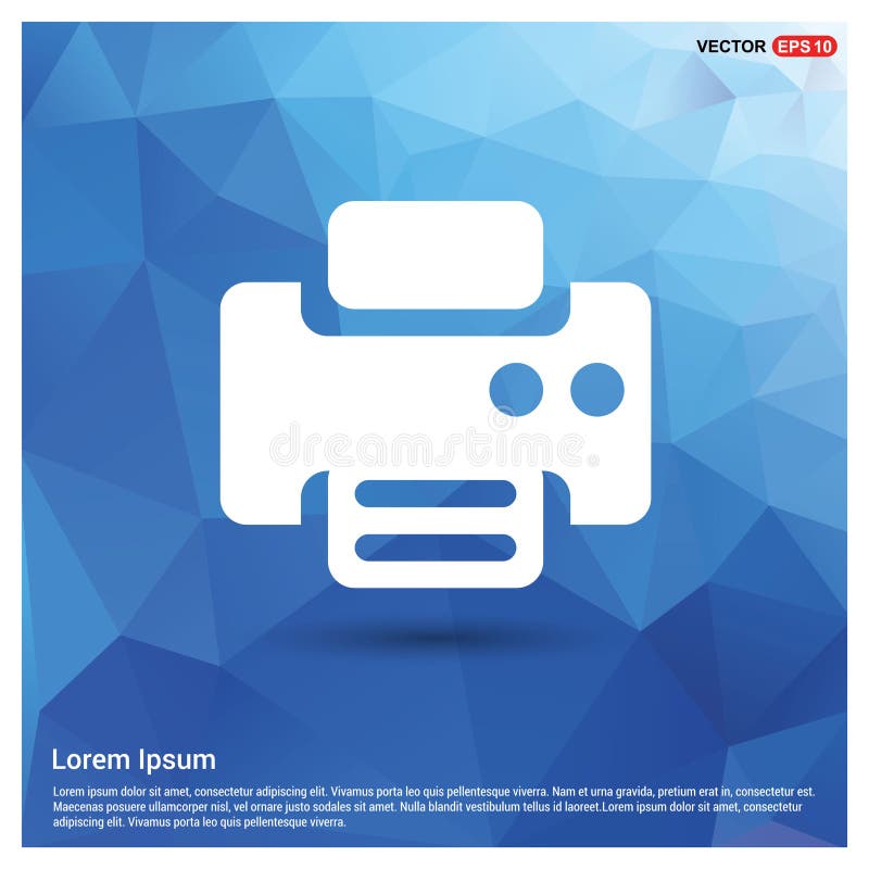 Office Printer Icon Search Glass with Gear Symbol Icon Template Stock ...