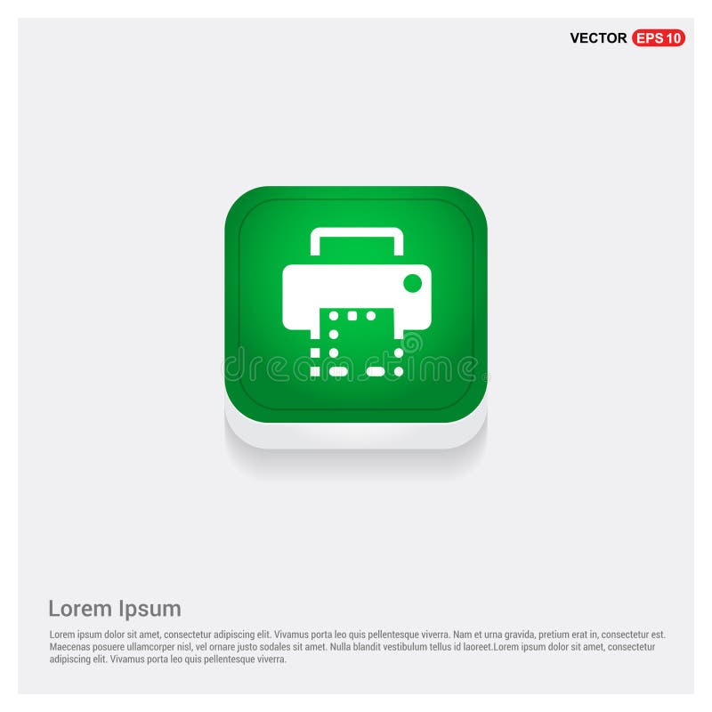 Office Printer Icon Search Glass with Gear Symbol Icon Template Stock ...