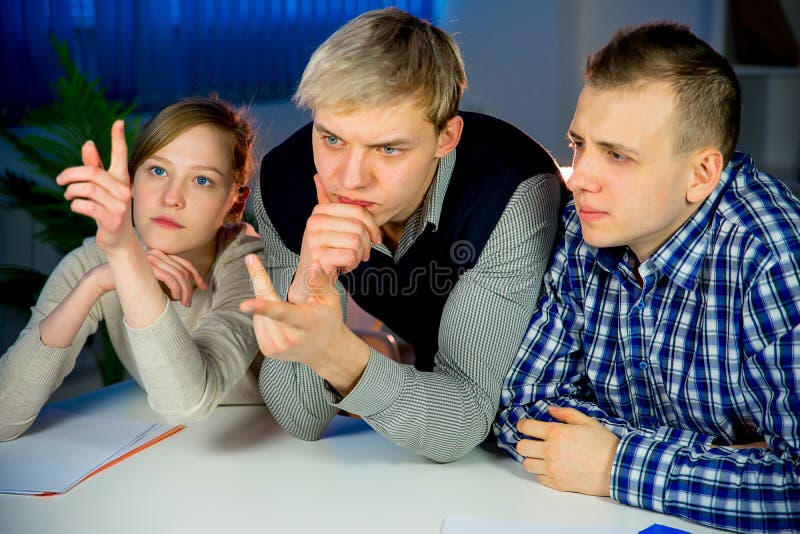 Office problem discussion stock photo. Image of group - 89678408
