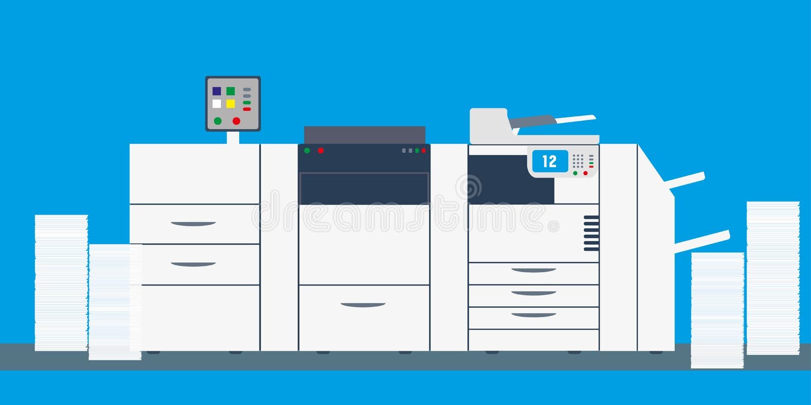 Office Multi Function Printer Stock Illustrations – 270 Office Multi Function Printer Stock ...