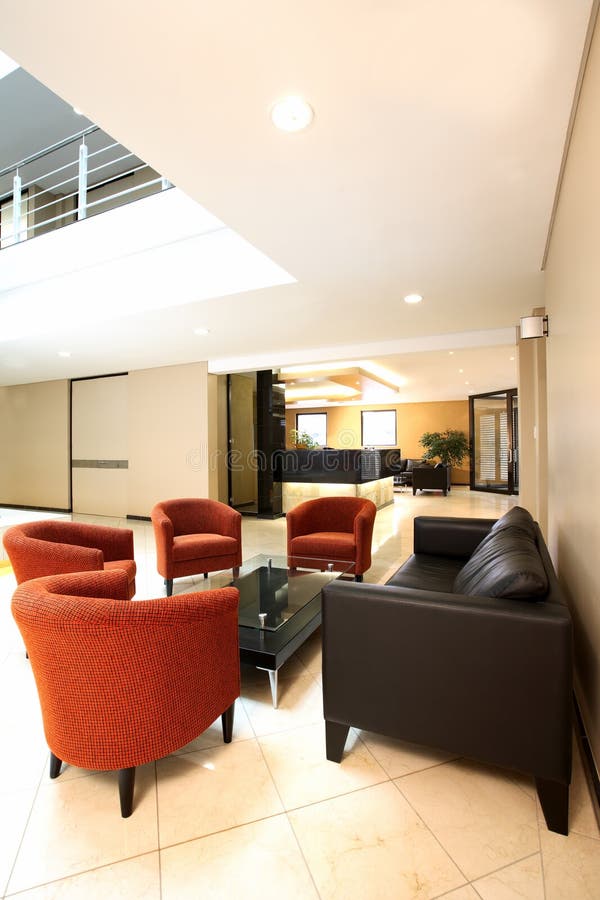 Office reception area stock photo. Image of luxury, check - 4693558