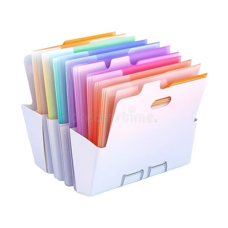 Office Record File on Transparent Background - Ai Generated Stock ...