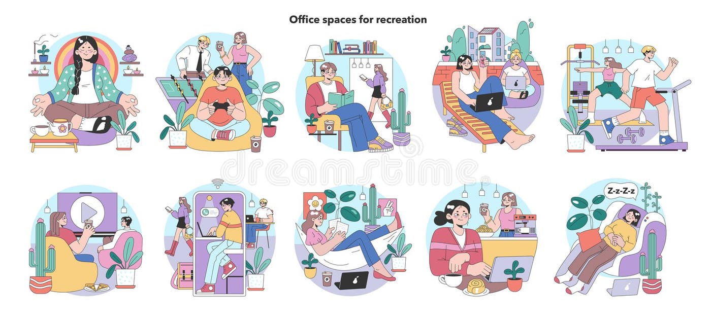 Office Naps Stock Illustrations – 12 Office Naps Stock Illustrations ...