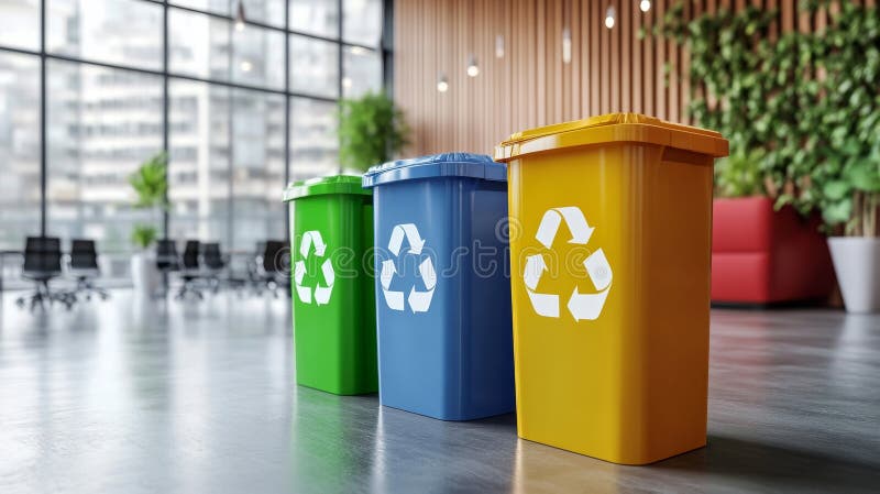Office Recycling Bins Supporting Eco-friendly Practices for a ...