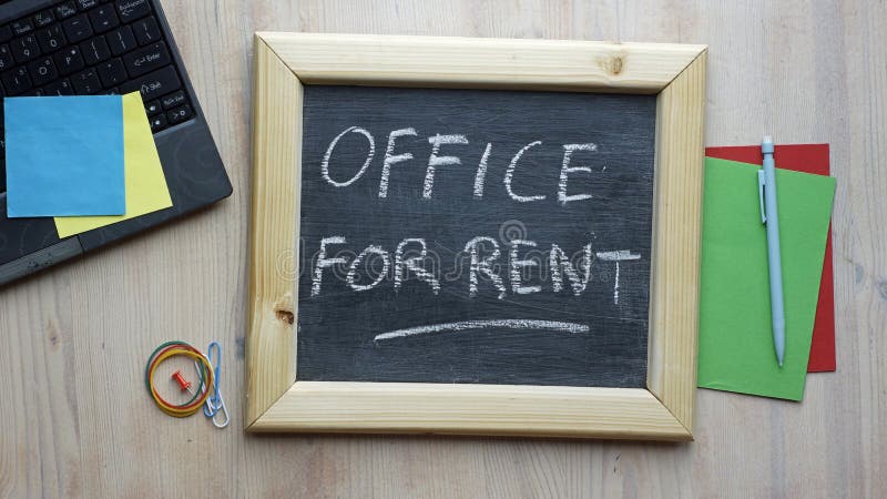 Office for rent stock photo. Image of space, rental, close - 45410744