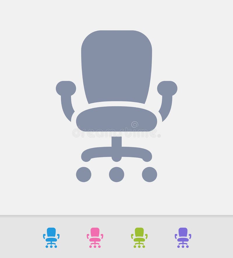 Office Rolling Chair Granite Icons Stock Illustrations – 2 Office ...