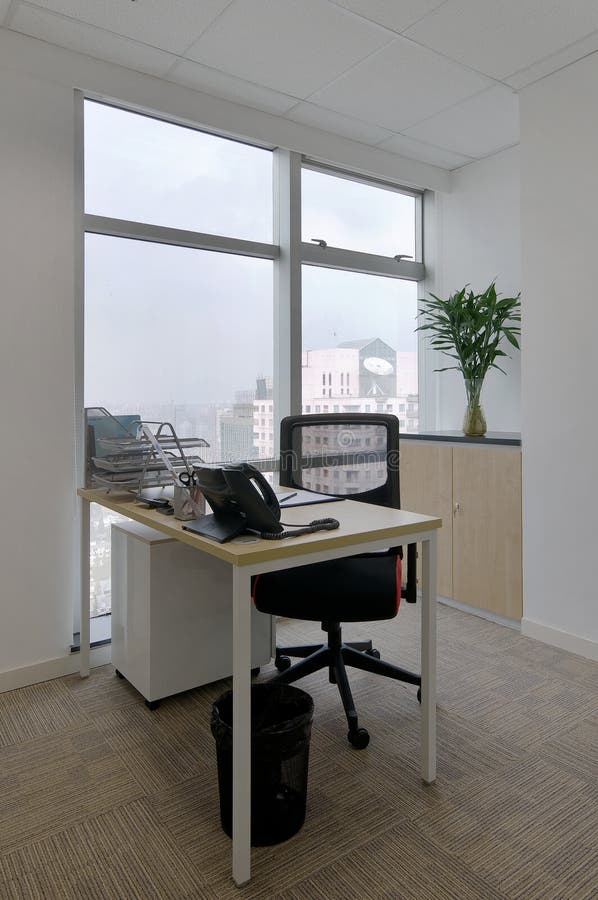 Office room stock image. Image of business, greenery - 17421101