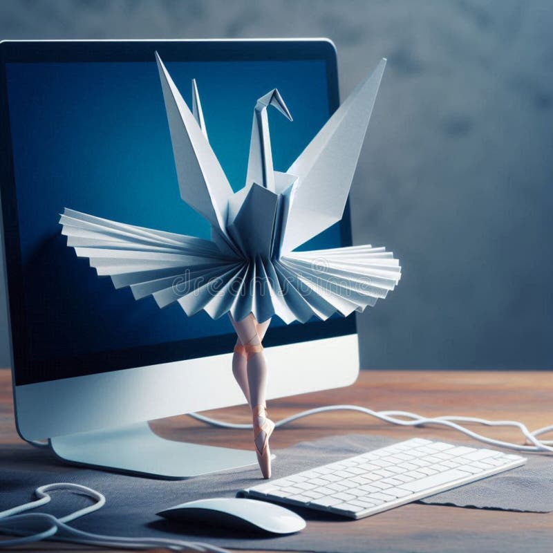 Origami Dance Stock Illustrations – 1,280 Origami Dance Stock ...