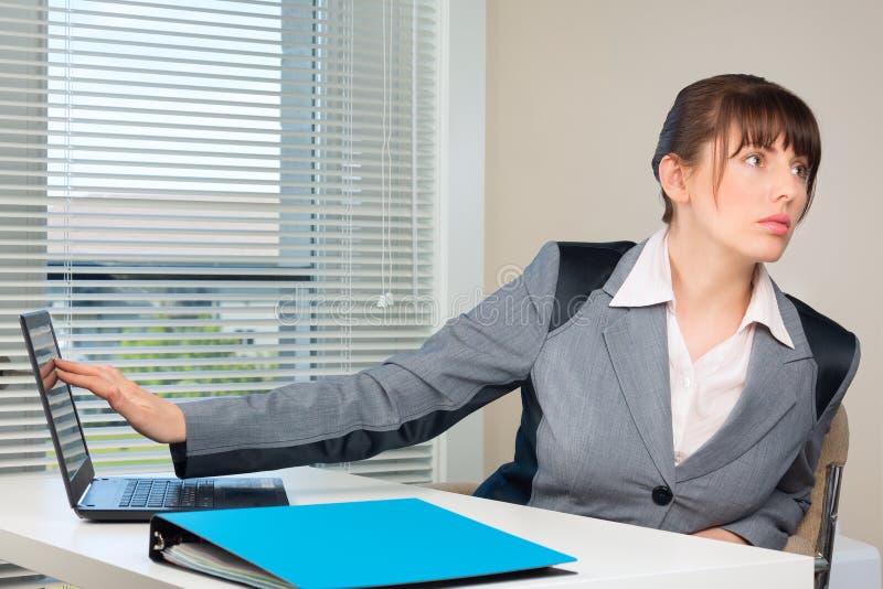 The office routine stock image. Image of massaging, overworked - 54828157
