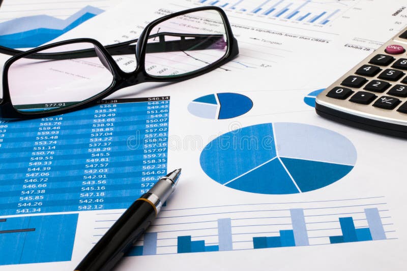 Office scene stock image. Image of report, currency, balance - 51071653