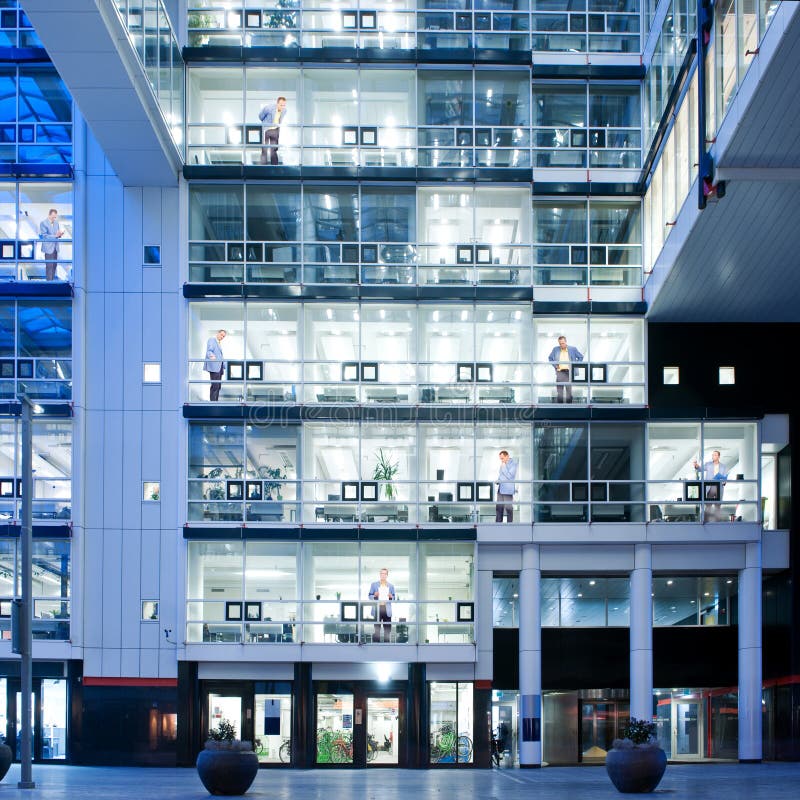 Office scenes stock photo. Image of indoors, high, building - 12684614