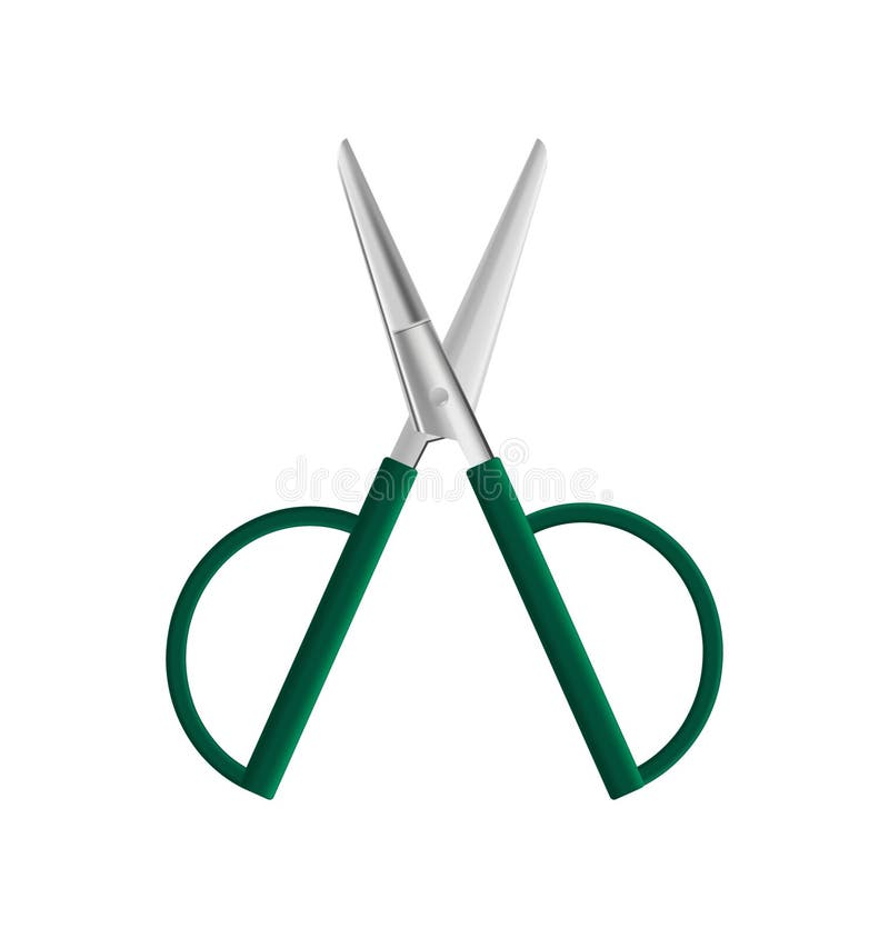 Realistic Scissors Set stock vector. Illustration of decorative - 288772336