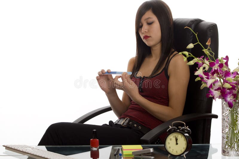Office secretary stock photo. Image of concentration - 24763210