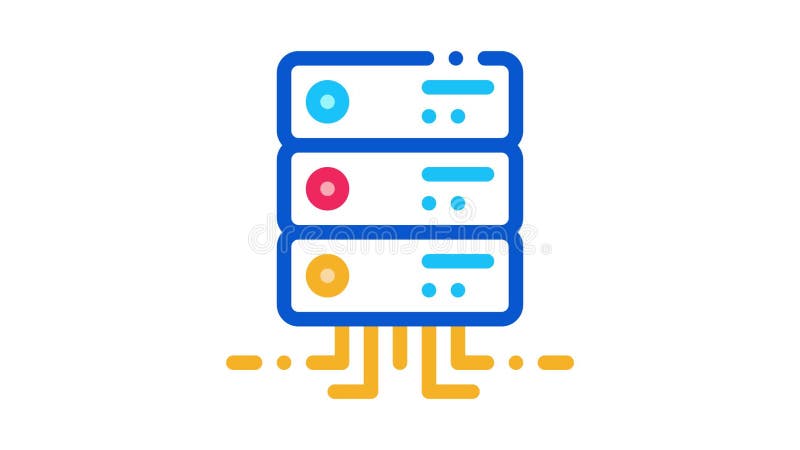 Office Window Icon Animation Color Stock Footage - Video of sign ...