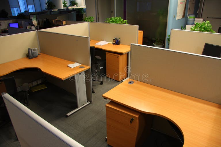 Office settings stock image. Image of blue, concept, inside - 12787401