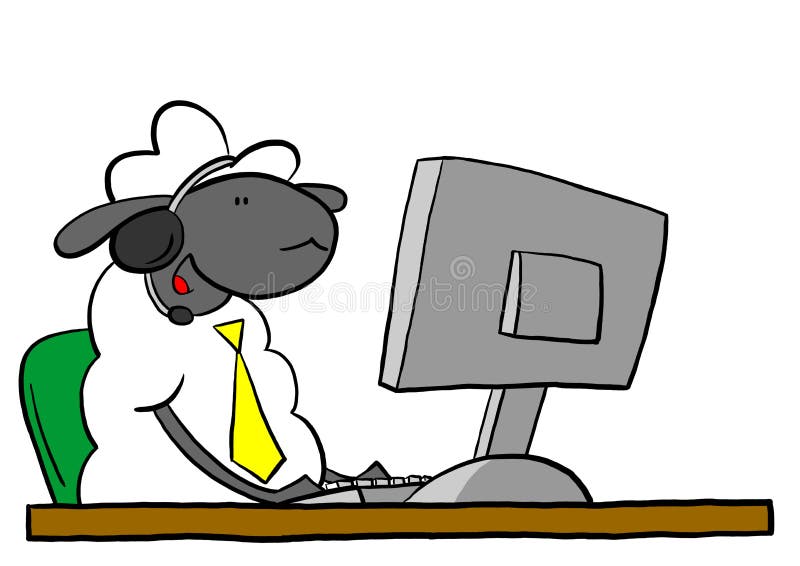 Office Sheep Stock Illustrations – 706 Office Sheep Stock Illustrations ...