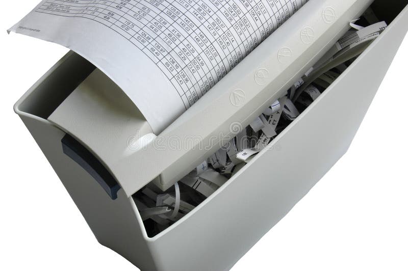 Office Shredder stock photo. Image of business, shred, documents - 118172