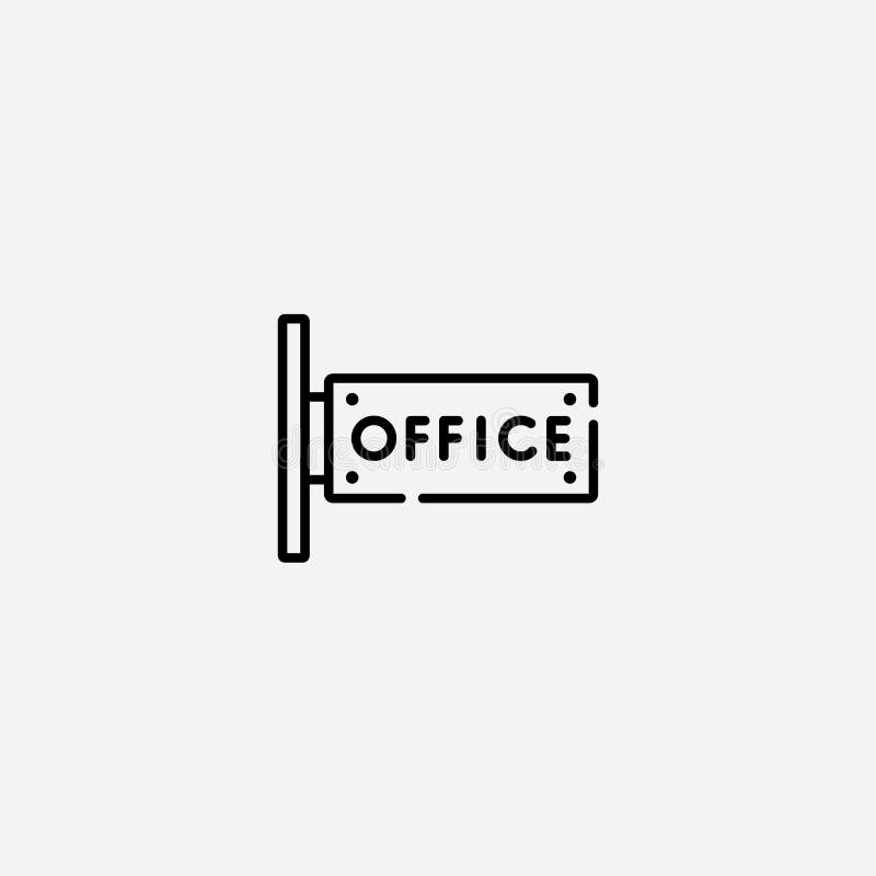 Office Sign Vector Icon Sign Symbol Stock Image - Image of desk, icon ...