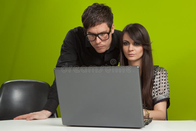 Office situation stock photo. Image of woman, standing - 14039872