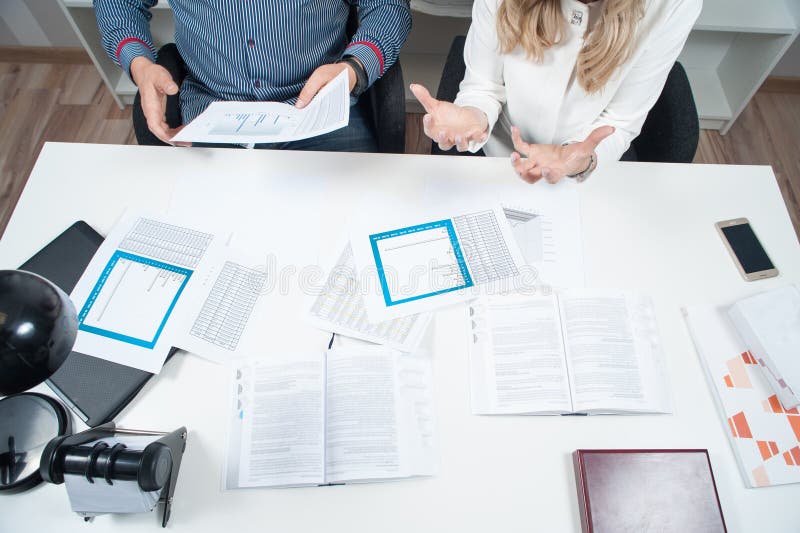 Office situation stock image. Image of graphs, meeting - 78639395