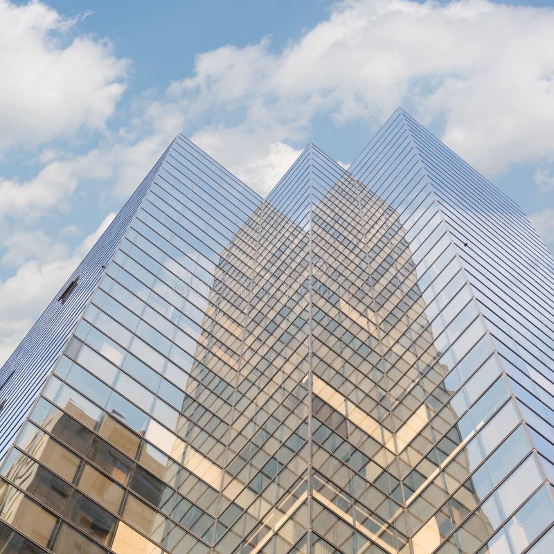 Office Skyscraper Under Dramatic Sky Stock Image - Image of futuristic ...