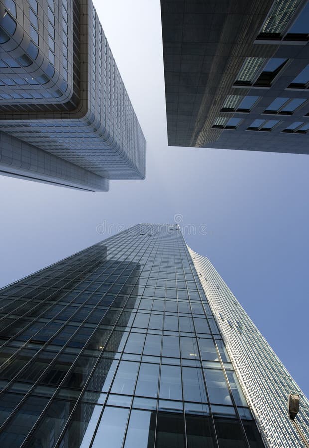 Office Skyscrapers Upward View Stock Photo - Image of office, upward ...