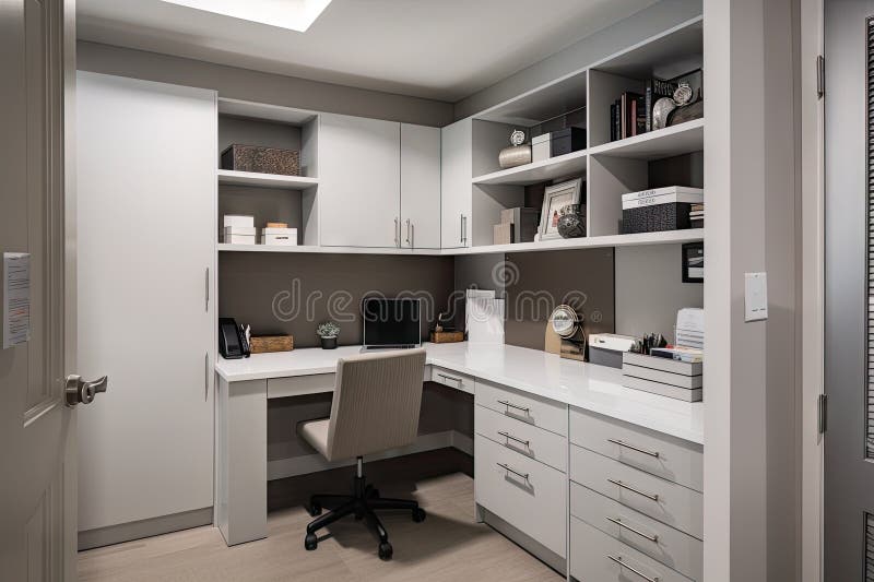 Office Space, with Storage and Organization Systems for Sleek ...