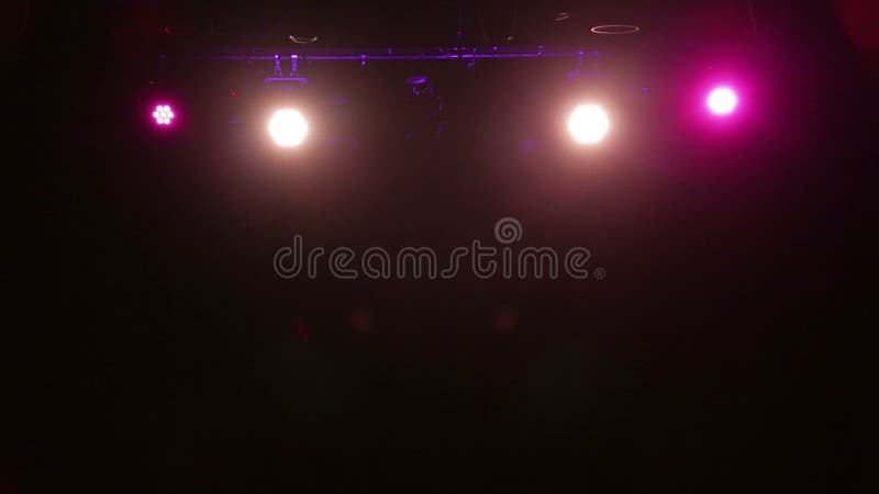 Office Spotlights Setting the Lighting Mode on the Punch. Stock Video ...