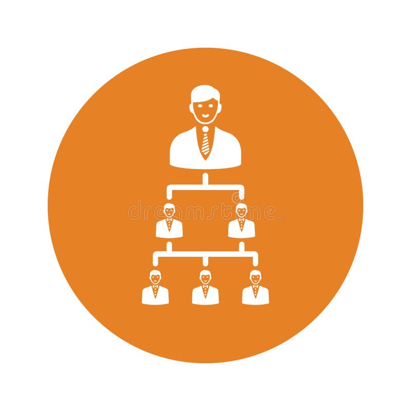 Office Staff Management Vector Icon Stock Vector - Illustration of ...