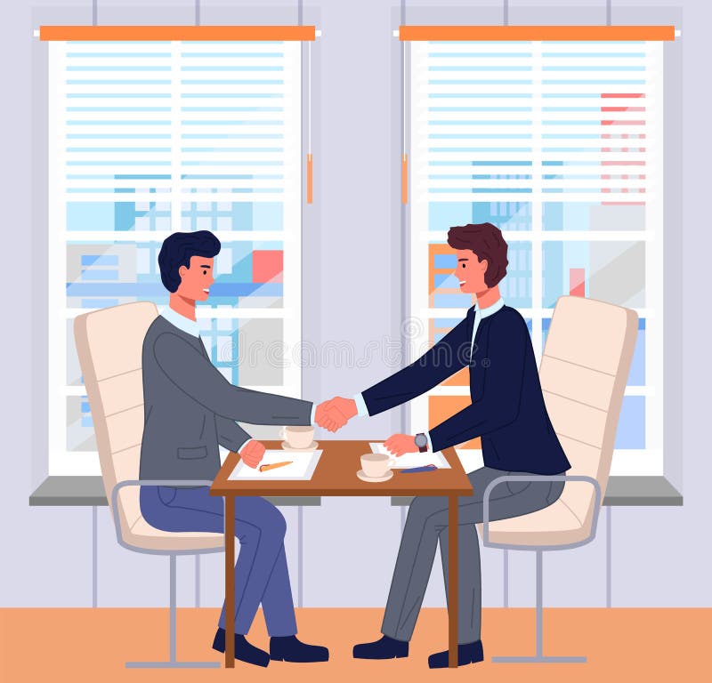 Office Workers. Co-workers. Colleagues Discuss Project Teamwork. Office ...