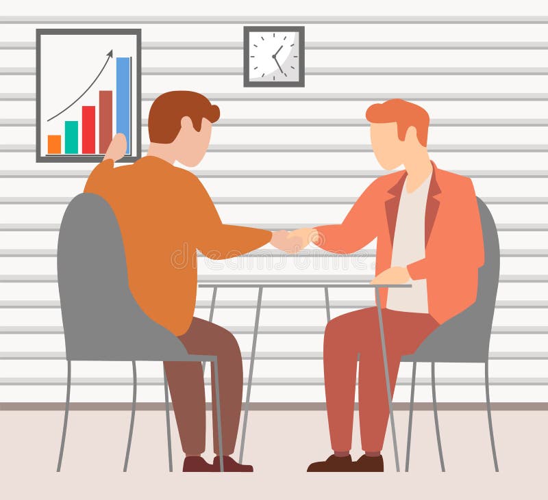 Office Workers. Co-workers. Colleagues Discuss Project Teamwork. Office ...