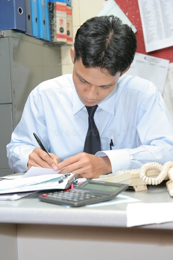 Office staff worker stock image. Image of staff, business - 7393533
