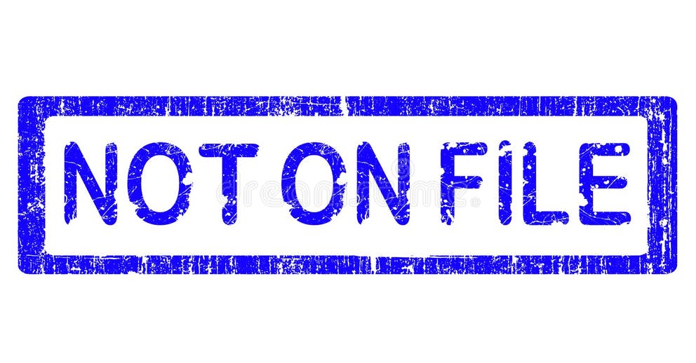 Office Stamp - NOT on FILE stock vector. Illustration of shape - 3133347