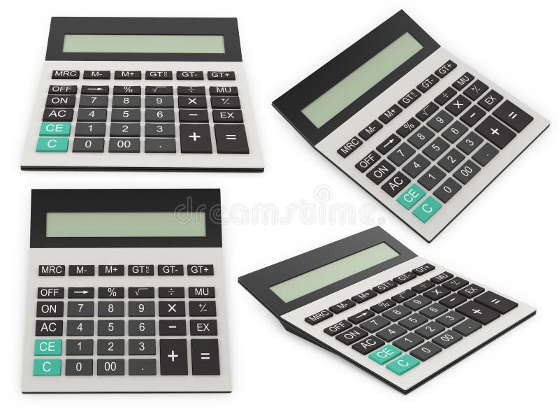 Standard Calculator Stock Illustrations – 403 Standard Calculator Stock ...