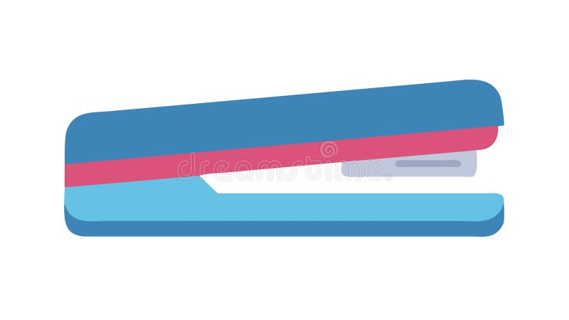 Office Stapler Tool Icon Flat Style Document Fastening. Vector Design Generative AI Stock Vector ...