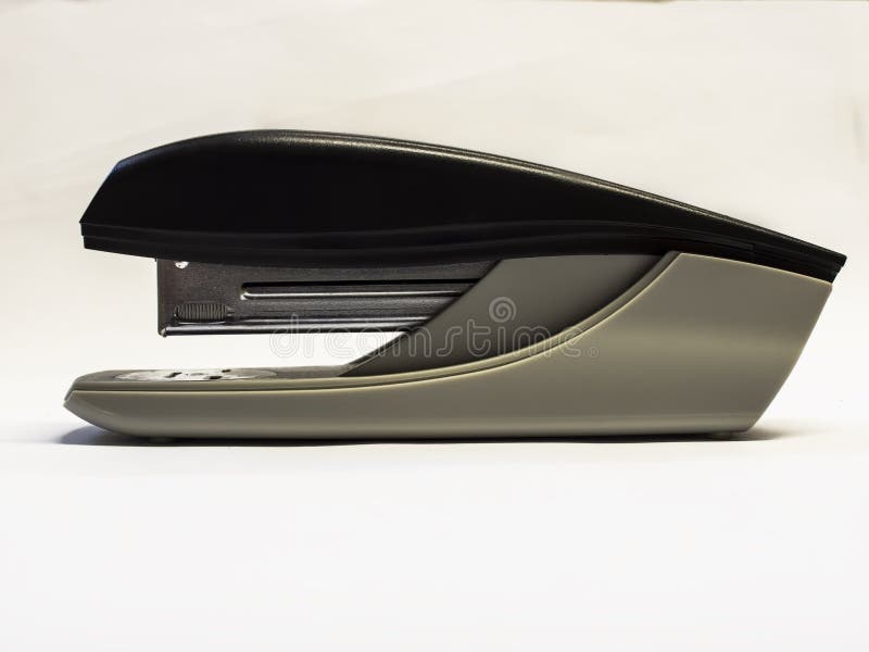 Office Stapler on a White Background Stock Photo - Image of fasten ...