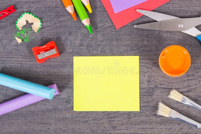 Office and Stationery Accessories for Learning at School or Preschool ...